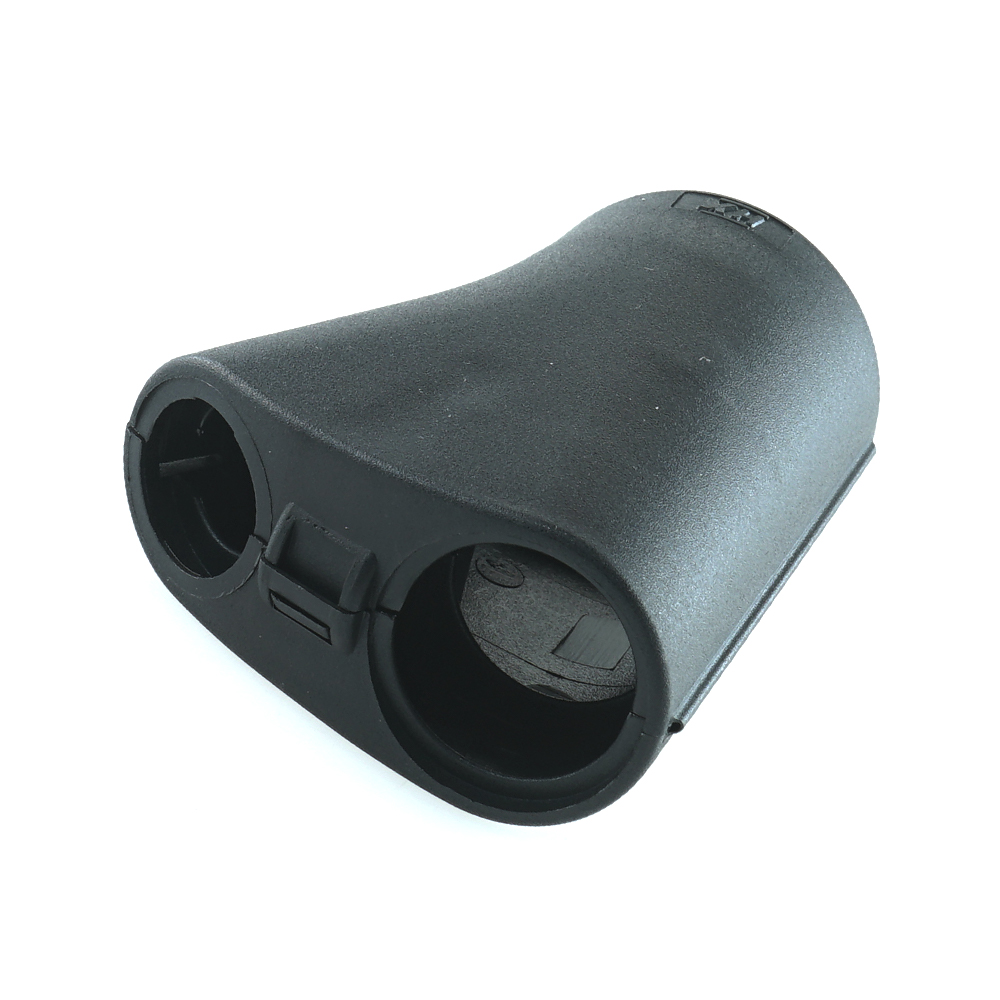 Hinged Conduit Joiner Y-shape, NW 22-17-10, black | miunske product ...