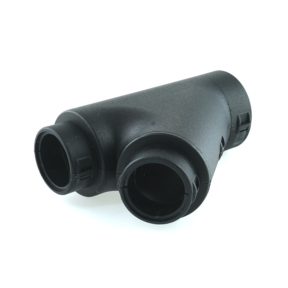 Hinged Conduit Joiner Y-shape, NW 29-22-22, black | miunske product ...