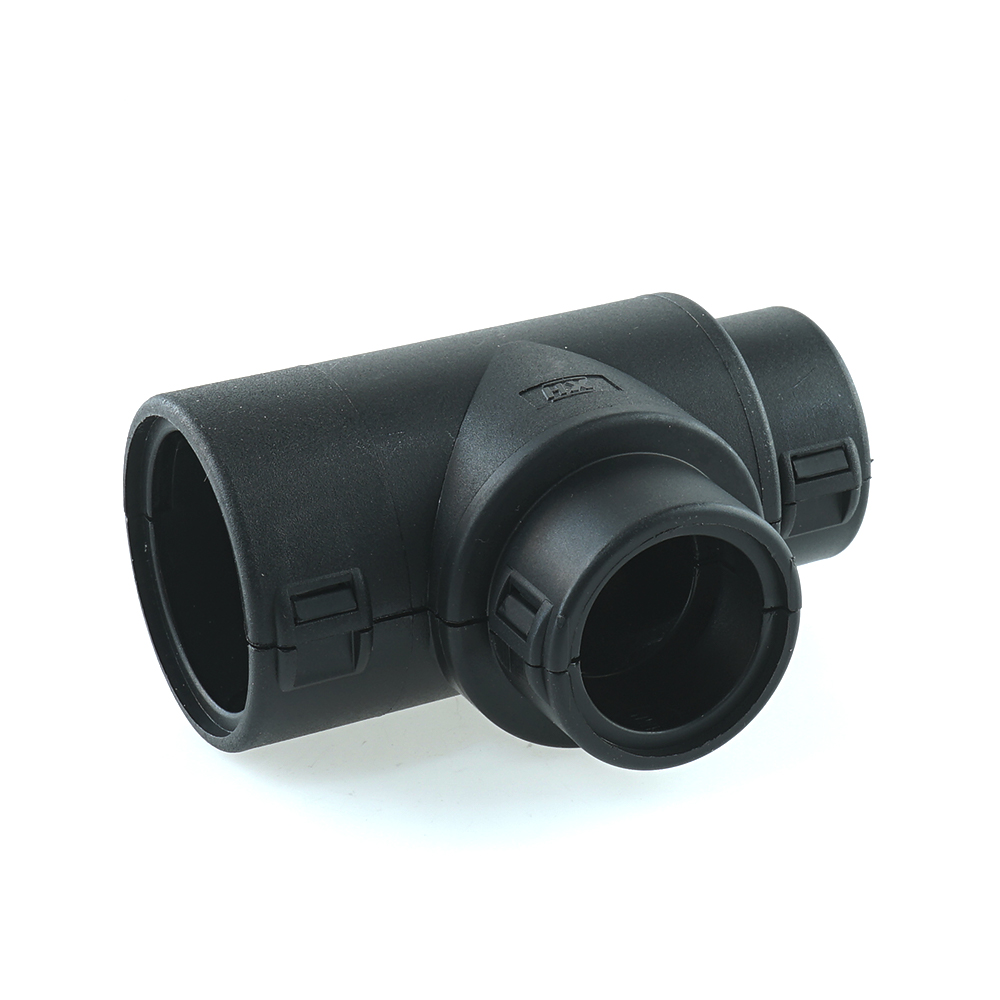 Hinged Conduit Joiner T-shape, NW 23-17-17, black | miunske product ...