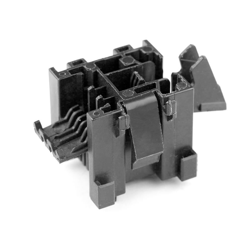 Micro-Relay Socket for snap on mounting, with extension receptacle, 2x6 ...
