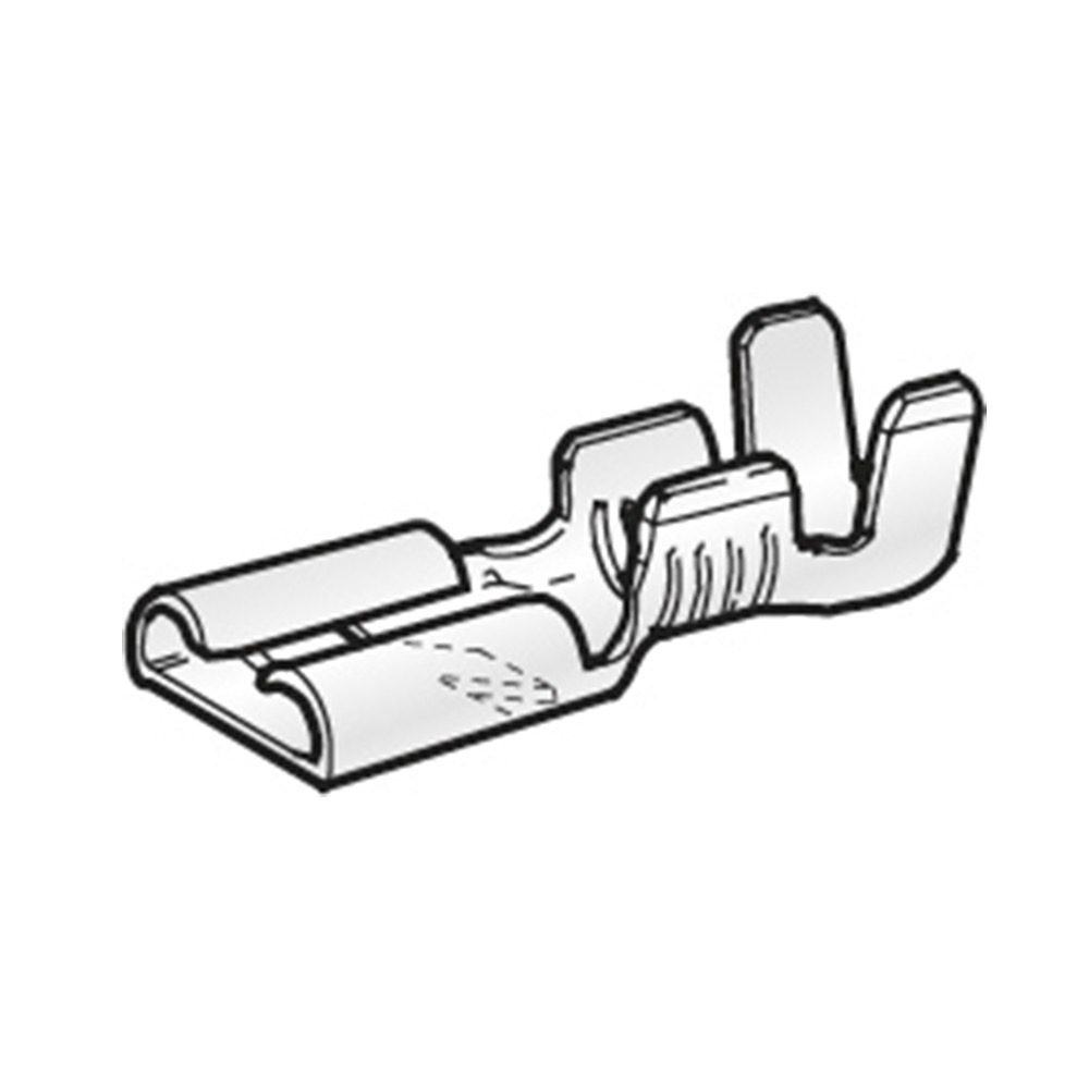 Blade Receptacle FASTON, 1-2.5mm², with locking notch | miunske product ...