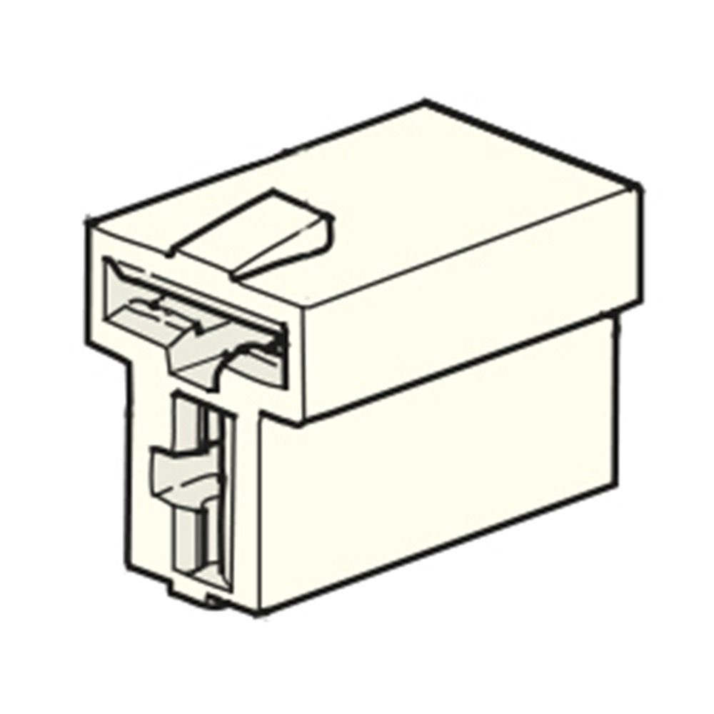 Connector, female holder 6.3mm, 2way, T-shaped | miunske product catalogue