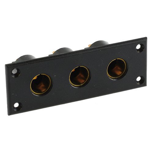 Built-In Tripple Socket, 6-24V, max. 16A | miunske product catalogue