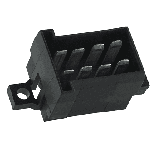 Male Multipoint Connector, 5mm, 8-pole (2x4) | miunske product catalogue