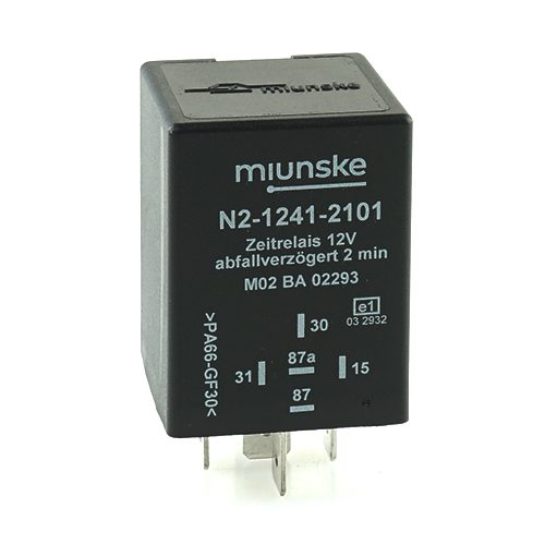 Switch-off Delayed Timer Relay 12V, 2min, no dry contact, retriggerable ...