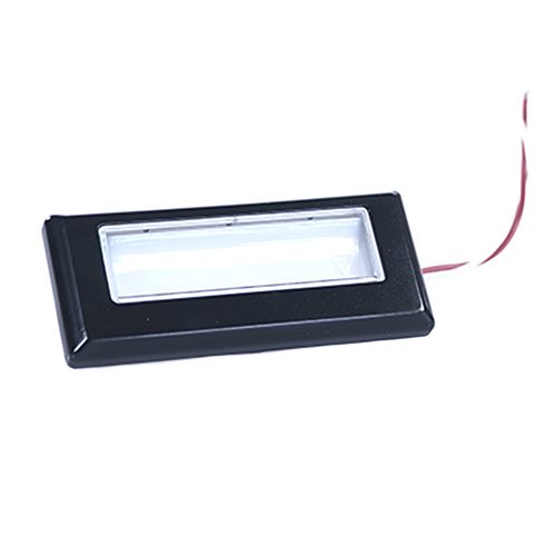 LED Step Marking Lamp 90mx38mmx8mm, black, 12V, 6 LEDs blue | miunske ...