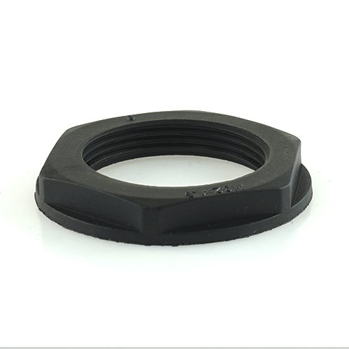 conduit lock nut M32, black | miunske product catalogue