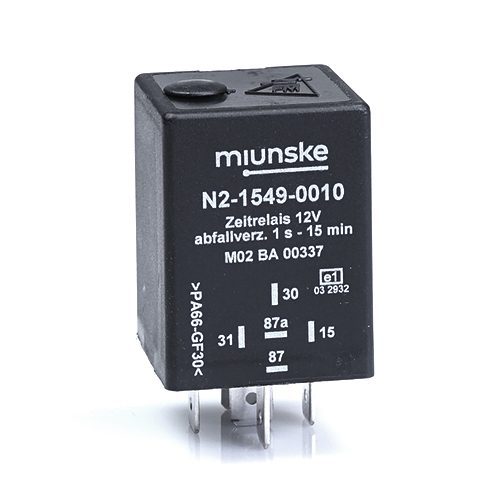 Switch-off Delayed Timer Relay 12V, 1sec...15min adjustable, NC10A ...