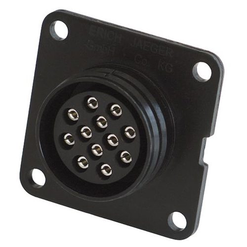 Socket with socket connectors 12-pole, 24V | miunske product catalogue