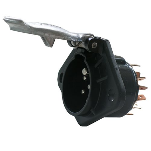 Socket 7-pole, 24V, multiple flat terminal 16-way | miunske product ...