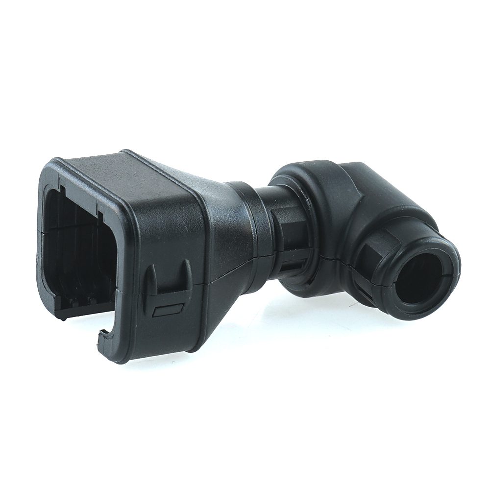 Hinged Connector to Conduit, for AMPSEAL 16, elbow 90°, NW 7.5, 4way ...