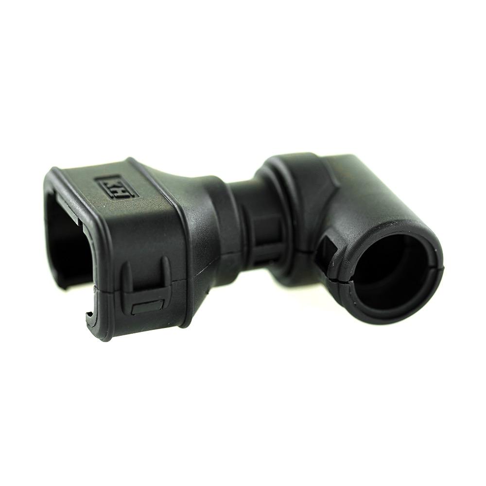 Hinged Connector to Conduit, for AMPSEAL 16, elbow 90°, NW 10, 3way ...