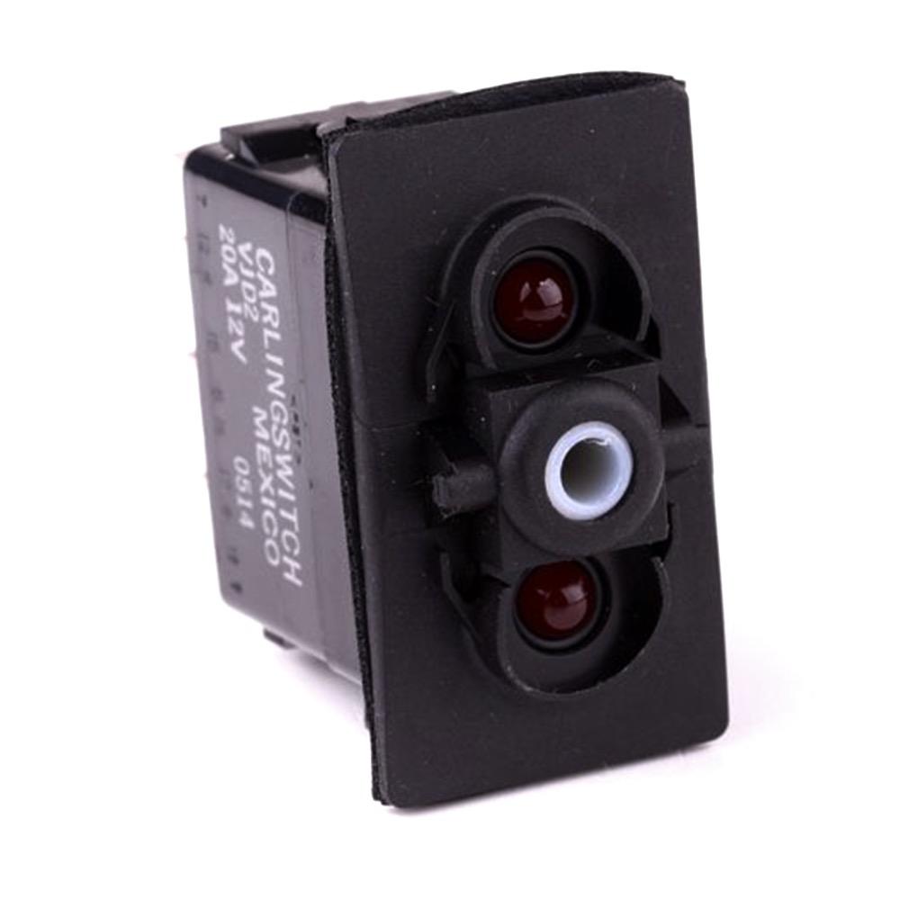 on-off-on Double Switch, 12V/20A, for Contura II,III,IV,V, LED 1 red ...