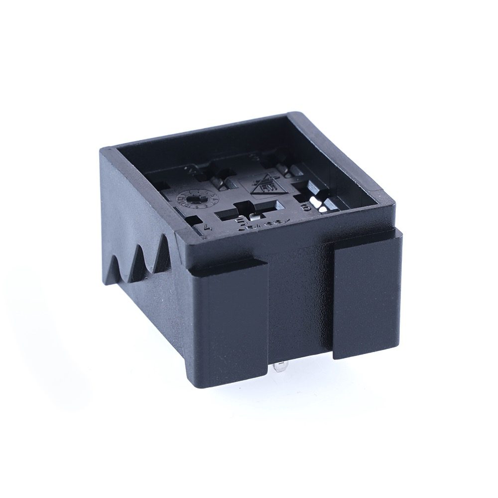 Mini Relay Socket, for PCB mounting, central plug, 9-pole, 9x6.3mm ...