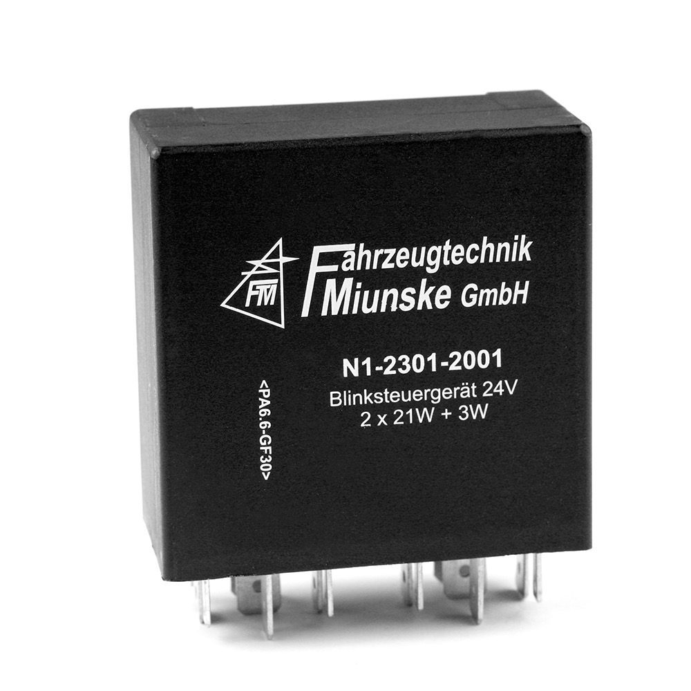 Flasher 24V, 2 x 21W + 1 x LED, mixed mode, multi channel, fully ...