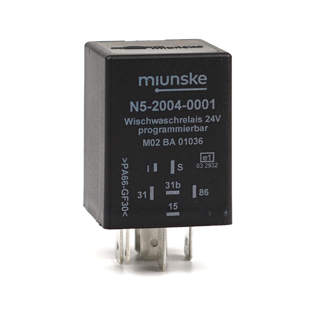 Wiper-Wash Interval Relay 24V, fully electronic power output ...