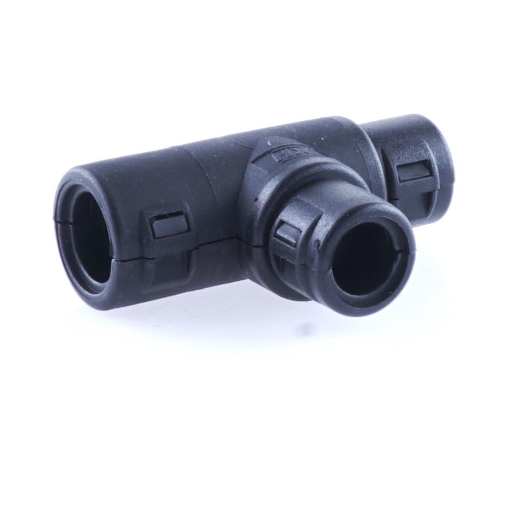 Hinged Conduit Joiner T-shape, NW8.5-7.5-7.5, black | miunske product ...