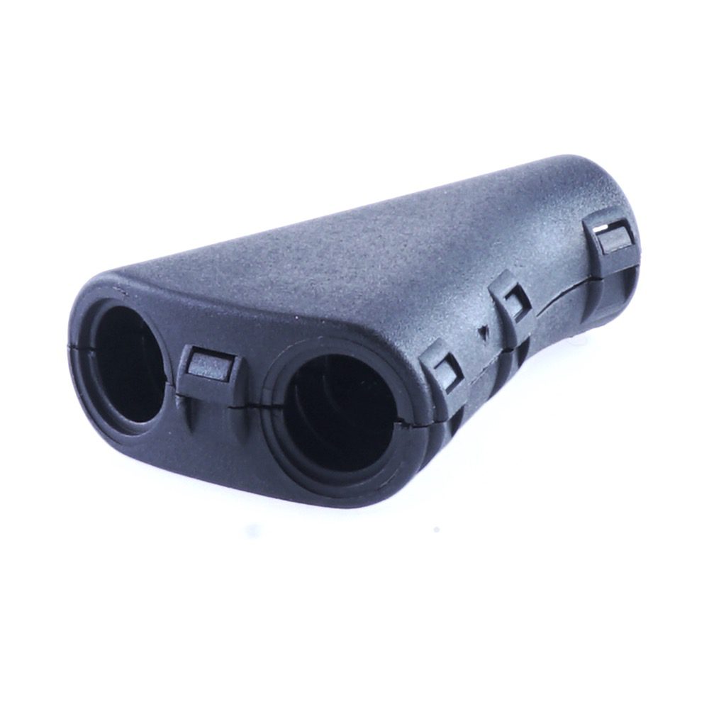 Hinged Conduit Joiner Y-shape, NW8.5-8.5-8.5, black | miunske product ...