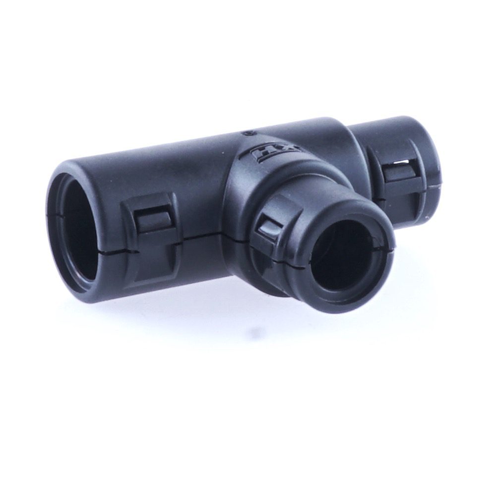 Hinged Conduit Joiner T-shape, NW 10-7.5-7.5, black | miunske product ...