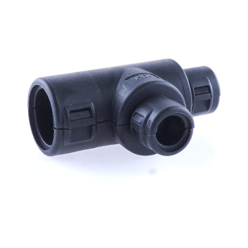 Hinged Conduit Joiner T-shape, NW 13-7.5-7.5, black | miunske product ...
