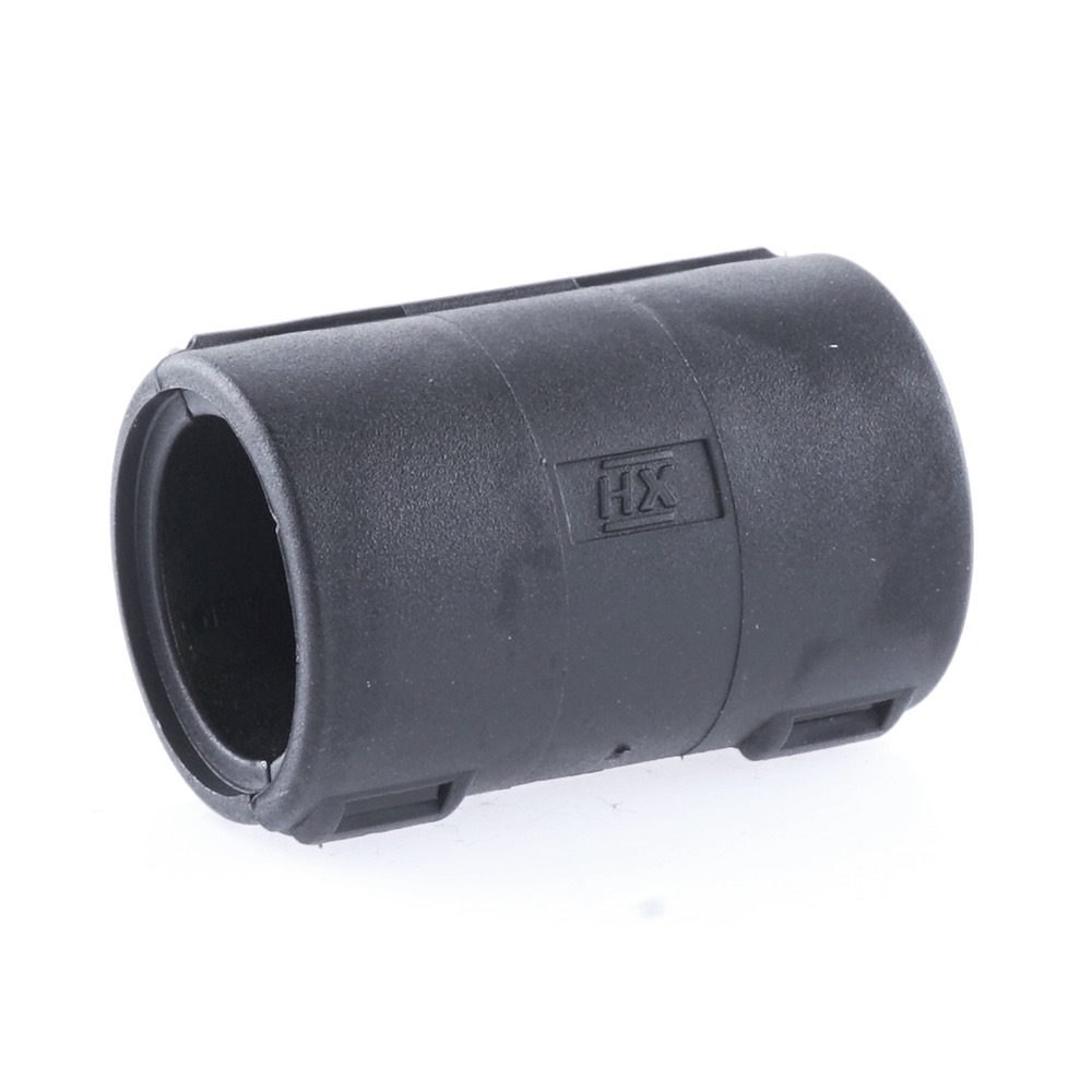 Hinged Conduit Joiner, NW 17-17, black | miunske product catalogue