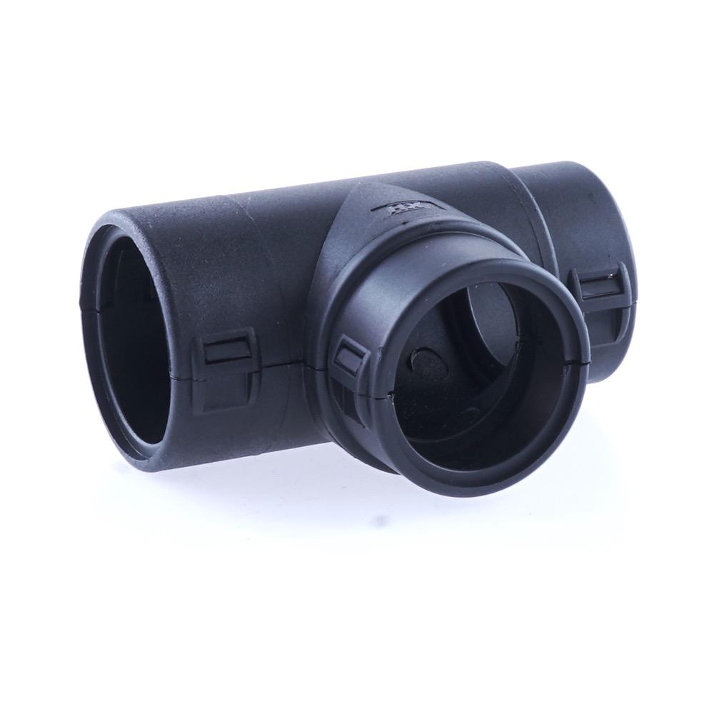 Hinged Conduit Joiner T-shape, NW 23-22-22, black | miunske product ...