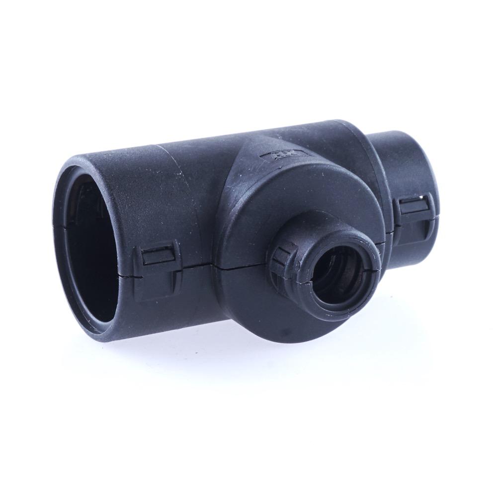 Hinged Conduit Joiner T-shape, NW 23-8.5-17, black | miunske product ...