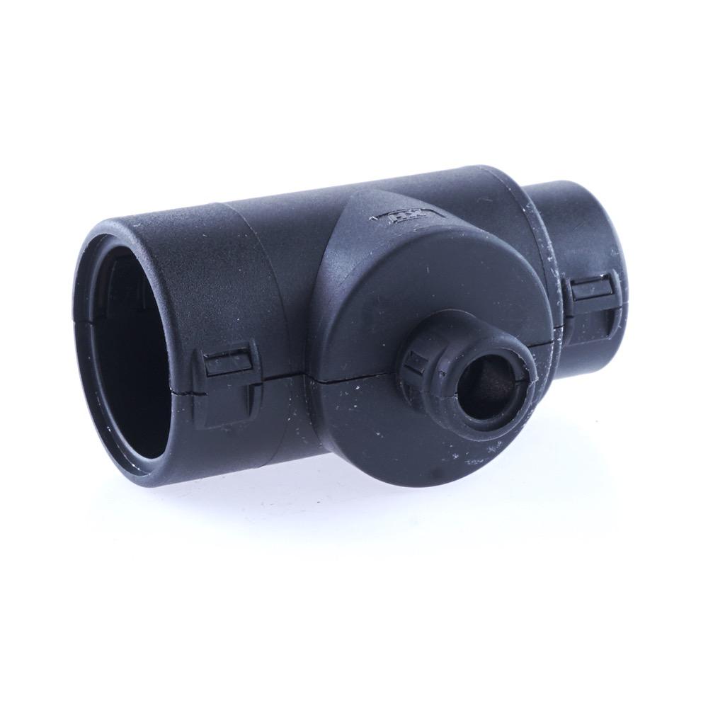 Hinged Conduit Joiner T-shape, NW 23-7.5-17, black | miunske product ...