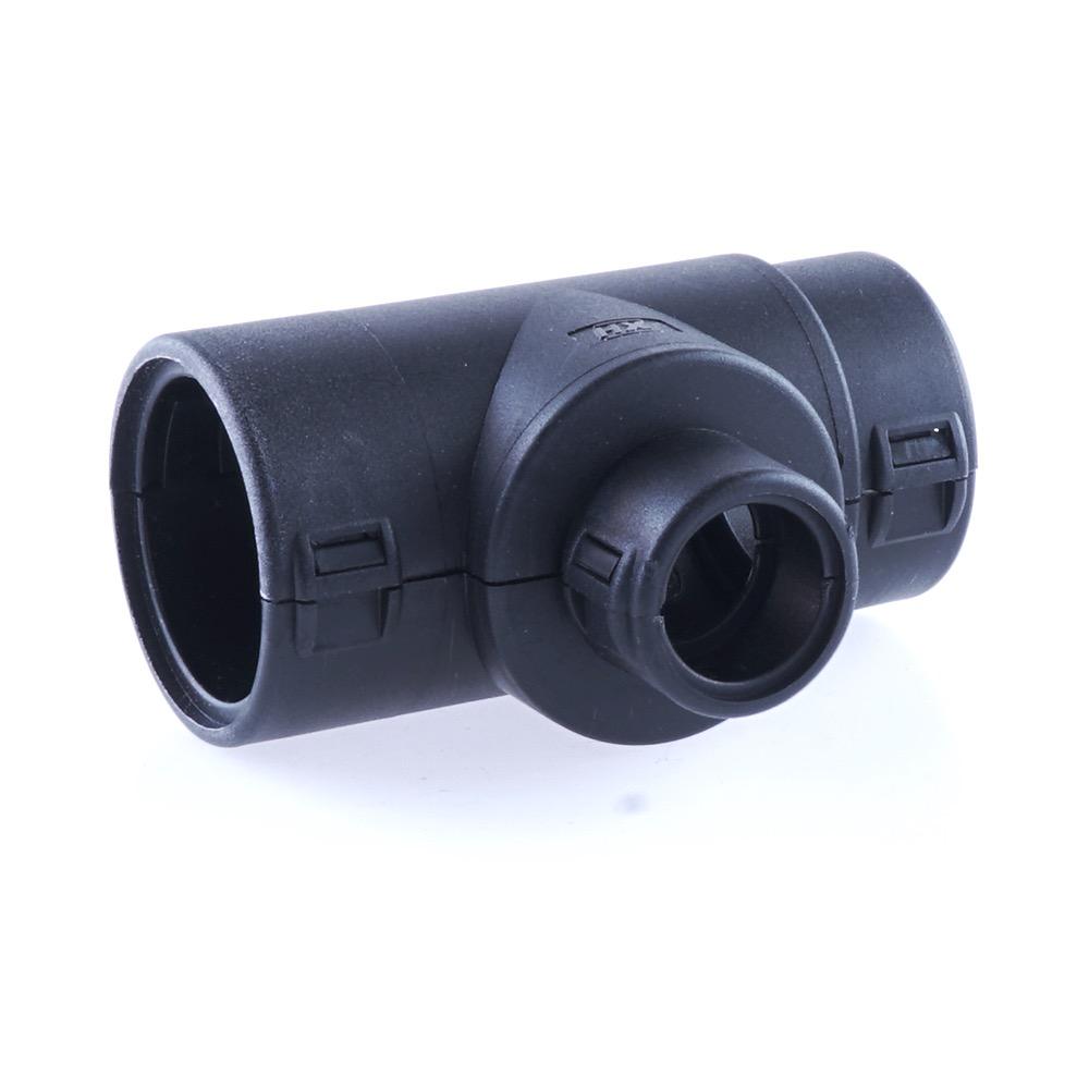 Hinged Conduit Joiner T-shape, NW 23-13-22, black | miunske product ...