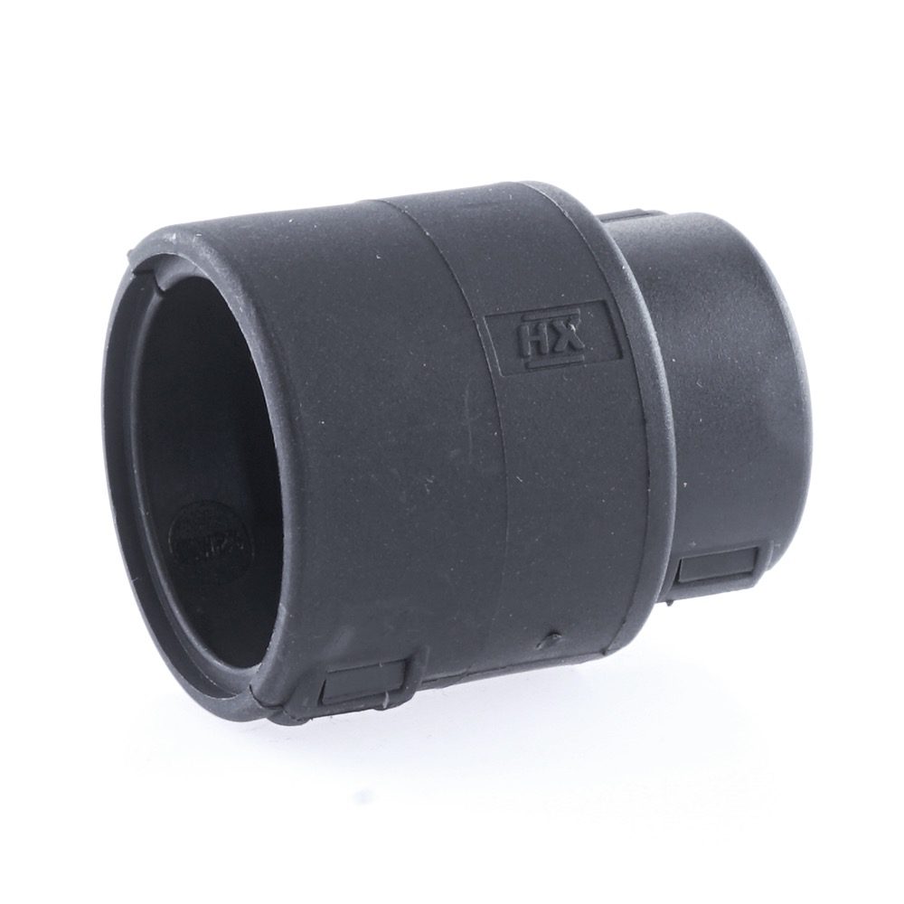 Hinged Conduit Joiner, NW 23-17, black | miunske product catalogue