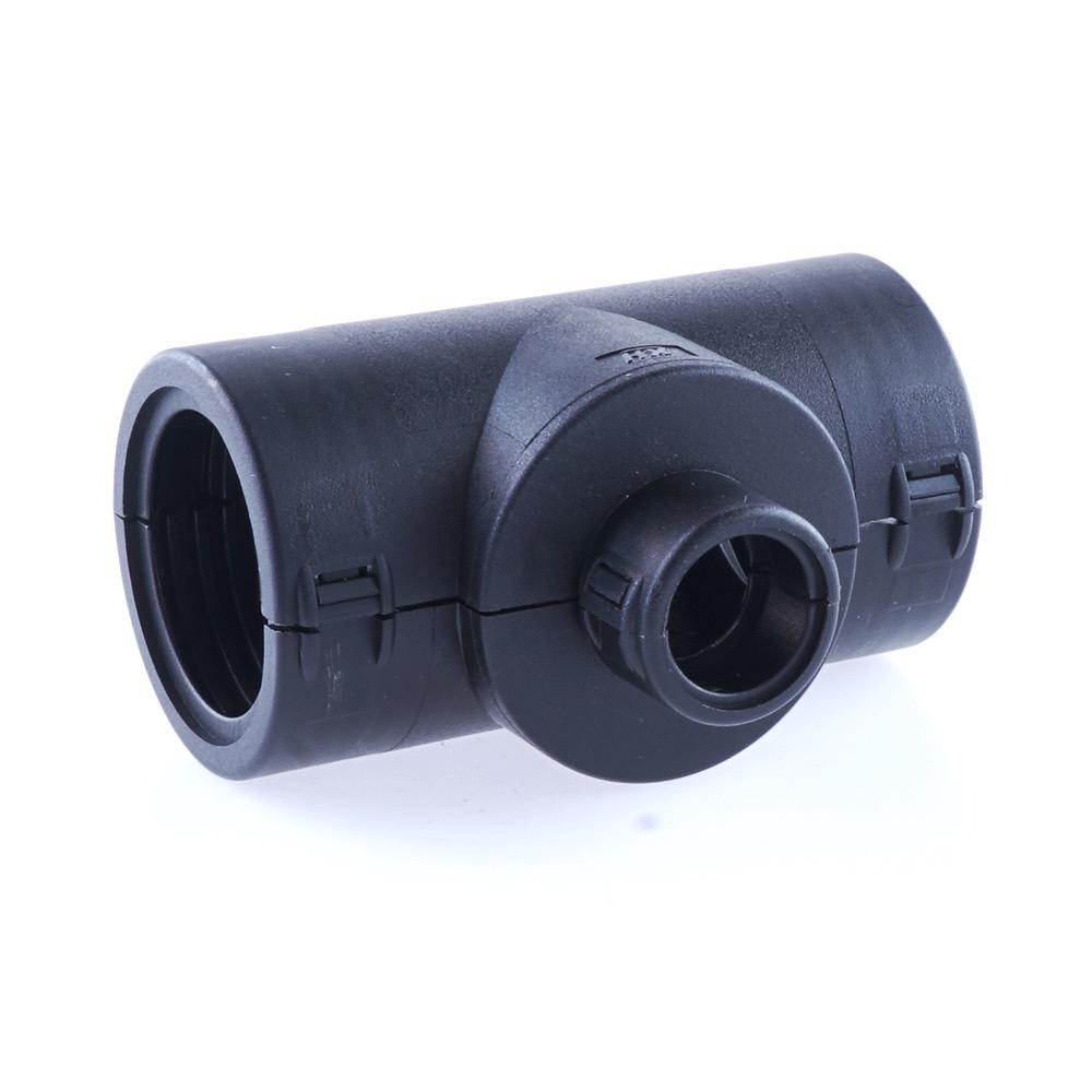 Hinged Conduit Joiner T-shape, NW 26-13-26, black | miunske product ...