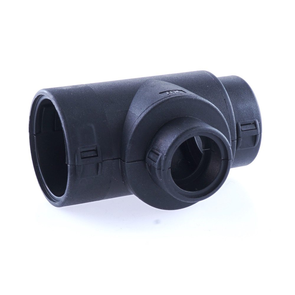 Hinged Conduit Joiner T-shape, NW 29-17-23, black | miunske product ...