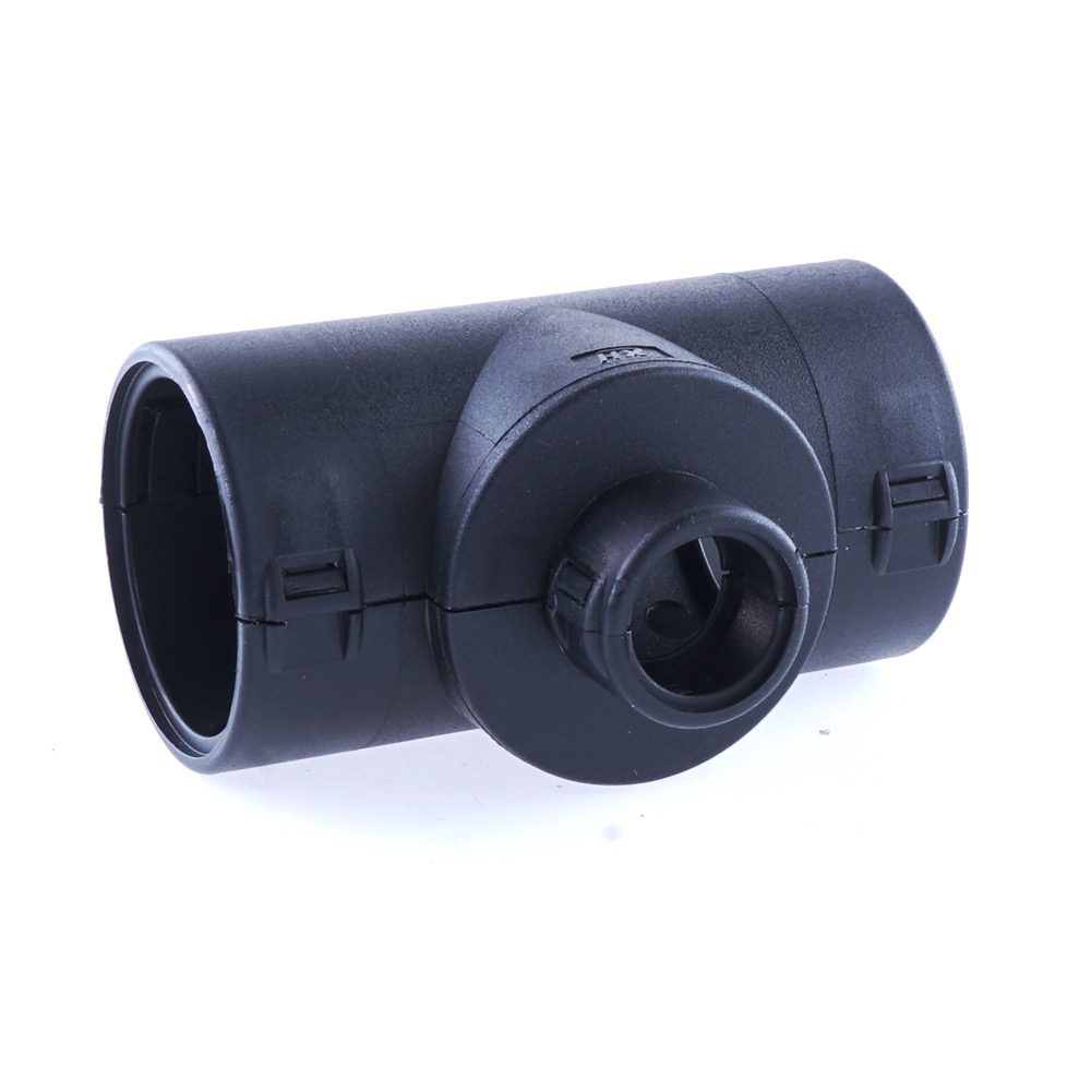 Hinged Conduit Joiner T-shape, NW 29-13-29, black | miunske product ...