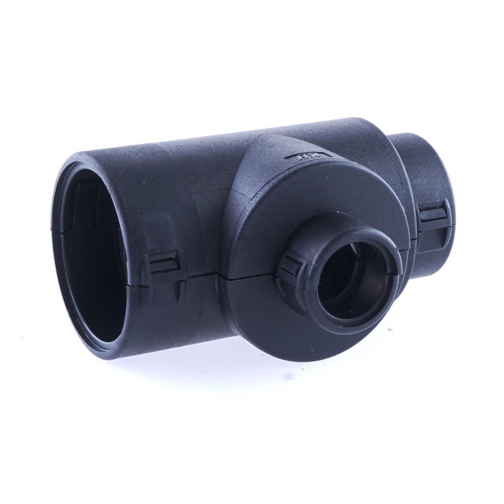 Hinged Conduit Joiner T-shape, NW 29-13-22, black | miunske product ...