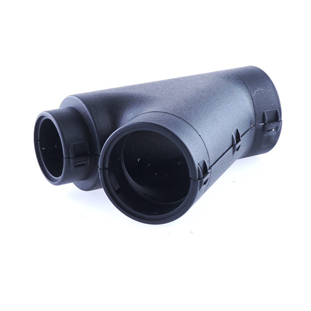 Hinged Conduit Joiner Y-shape, NW 29-22-29, black | miunske product ...