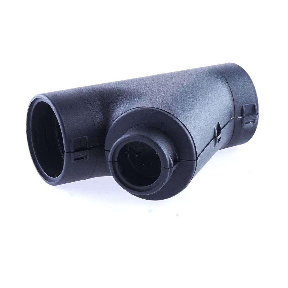 Hinged Conduit Joiner Y-shape, NW 29-29-17, black | miunske product ...